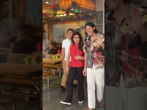 Senator Imee Marcos at Borgy Manotoc na espatan sa Art Fair Philippines 2024 na magkasama.