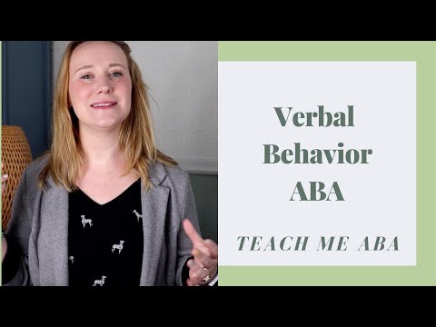 Verbal Behavior ABA