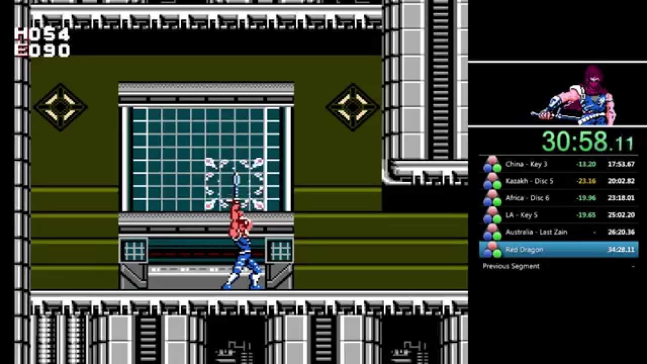 Strider (NES) Any% TG Zipless Speedrun in 33:27