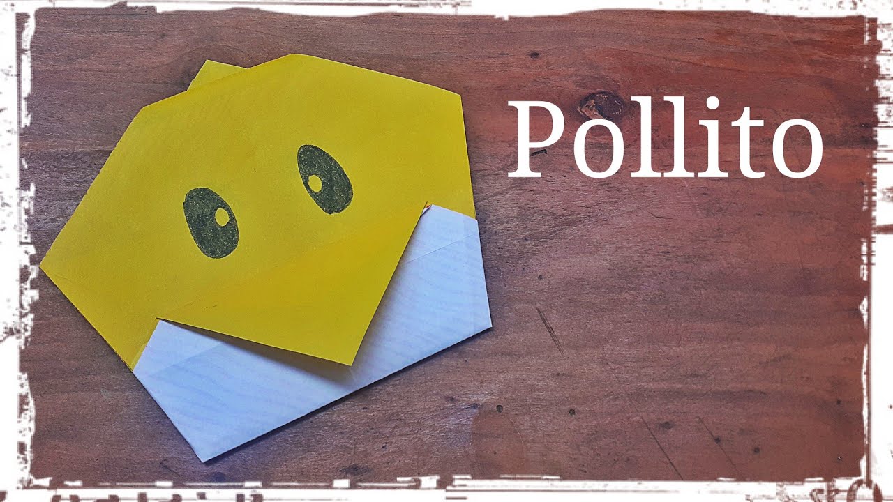 Pollito de Papel - Origami