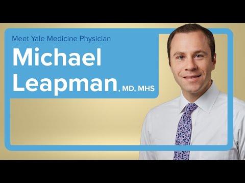 Meet Yale Medicine Urologic Oncologist Michael Leapman, MD, MHS
