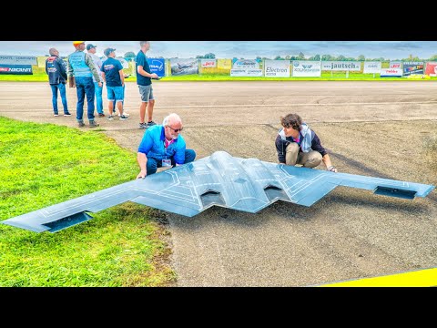 vidéo - LARGEST B-2 SPIRIT STEALTH BOMBER RC TURBINE... - club ...