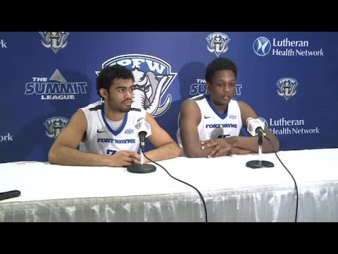 Fort Wayne's Kason Harrell, Brent Calhoun and Coach Jon Coffman on 12/10/16