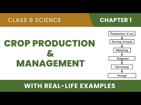 Crop Production: Overview Video Lecture - Science Class 8