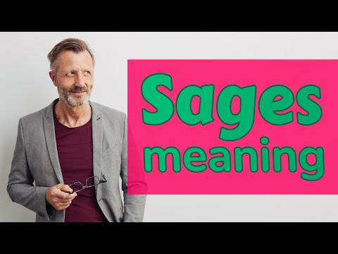 Sages | Meaning of sages 📖 📖 📖
