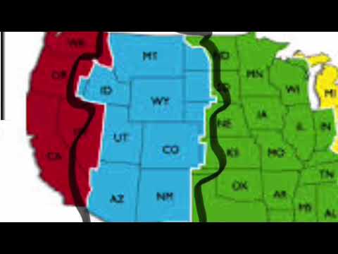 What are the time zones in America during daylight savings?