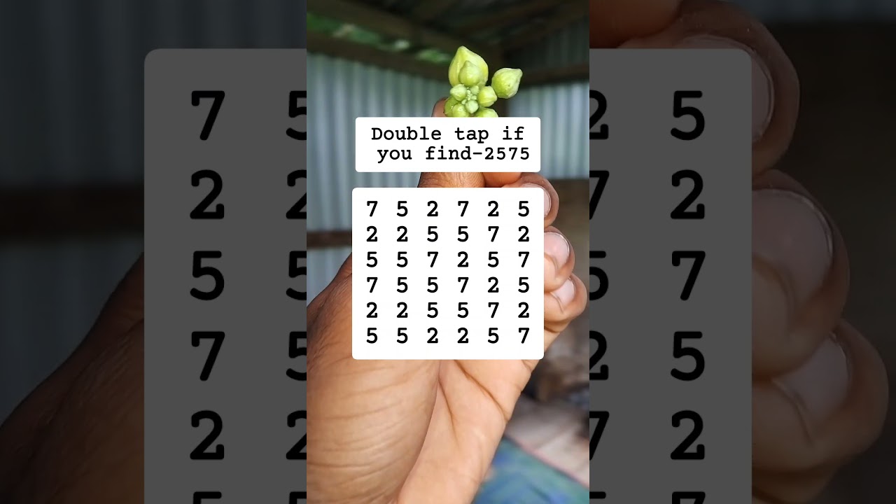 Double tap if you find 