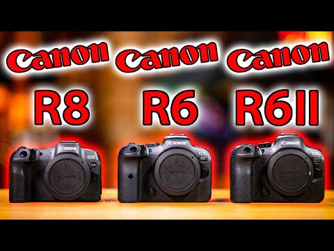 Canon R8 vs R6 & R6 II (5803C003)