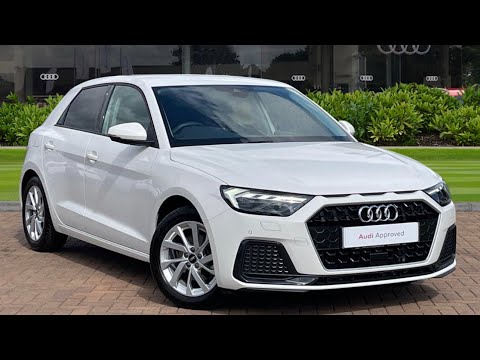 Approved Used - Audi A1 Sportback Sport 30 TFSI S Tronic in Shell White at Stafford Audi