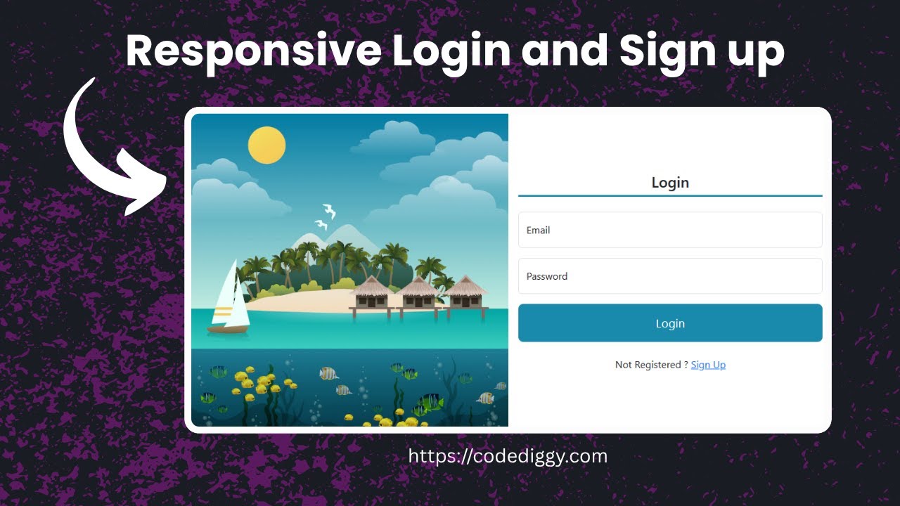 Create Responsive Login and Signup Page in React Js using Bootstrap. #loginreactjs#reactbootstrap