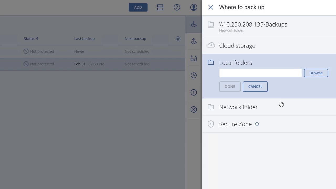 Acronis Backup 12 Demo Video: Backup Options