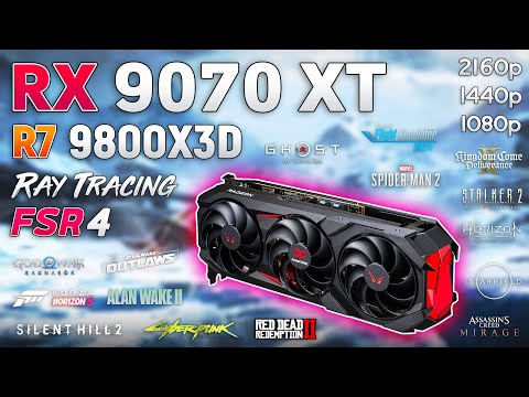 RADEON RX 9070 XT 16GB - Test in 15 Games | 1080p | 1440p | 4K