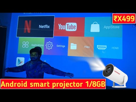 Android Smart Projector - 1/8GB | Best Smart Projector | 4K Projector | Best Quality Smart Projector