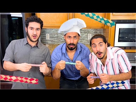 WE ACTUALLY COOKED A MEAL WITH CHINESE FINGER TRAPS ON!!!