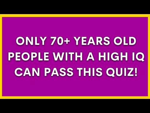 Challenging Trivia Quiz For The Elderly