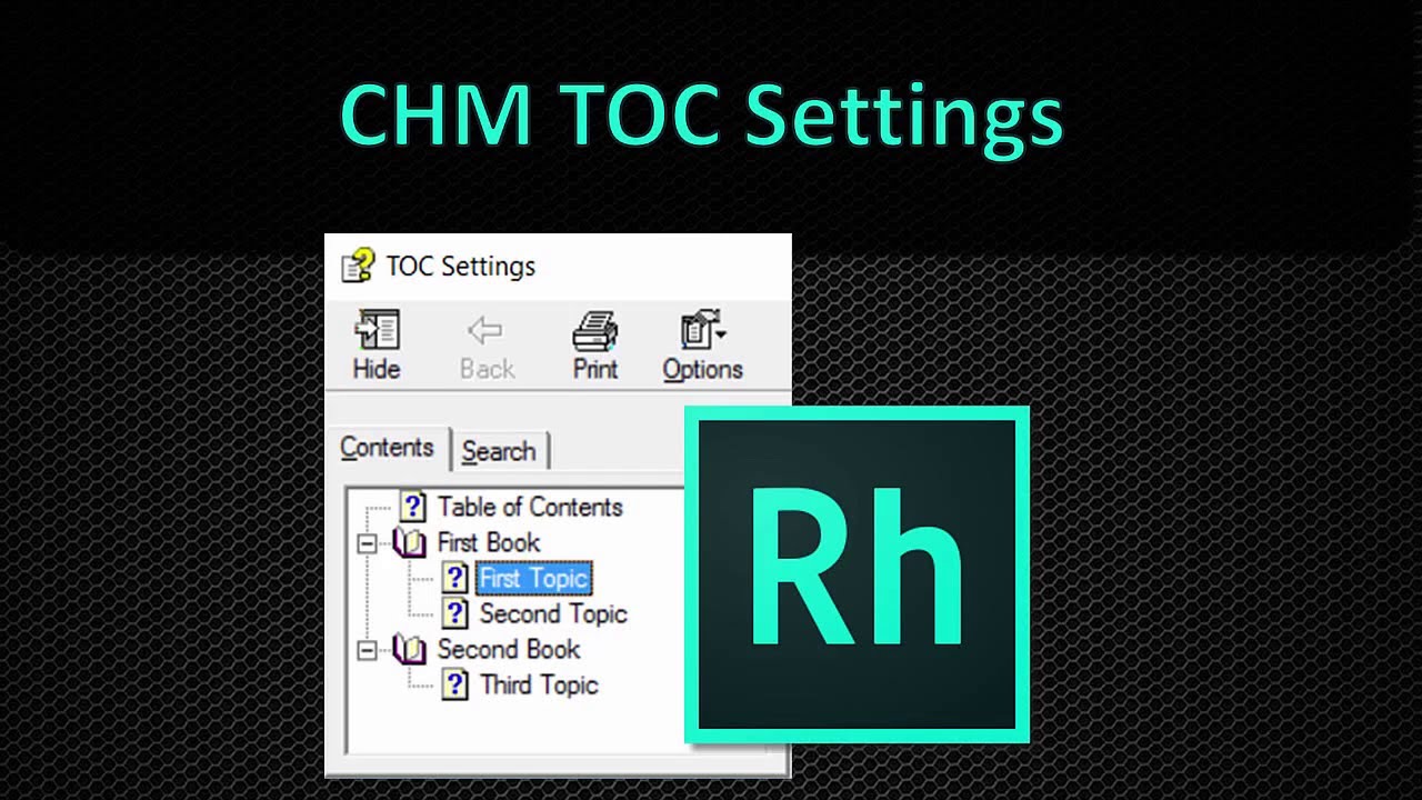 Microsoft HTML Help (CHM) TOC Settings