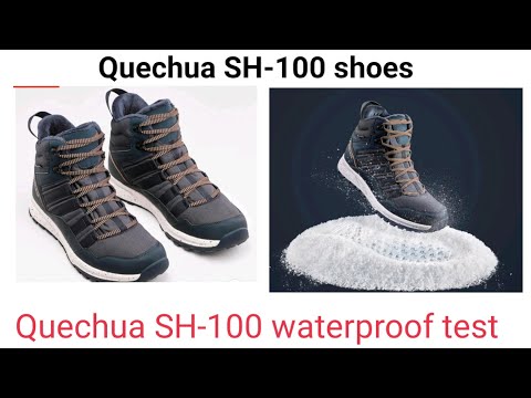Quechua shoes SH-100 waterproof test