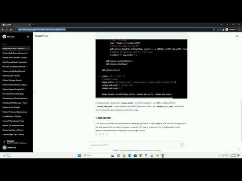 Multiple pngs pdfs per page using python