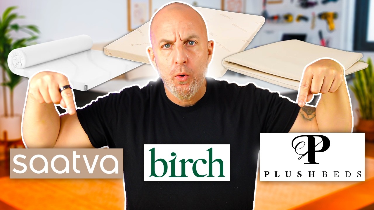 Best Latex Mattress Toppers | Saatva vs PlushBeds vs Birch (Honest Review)