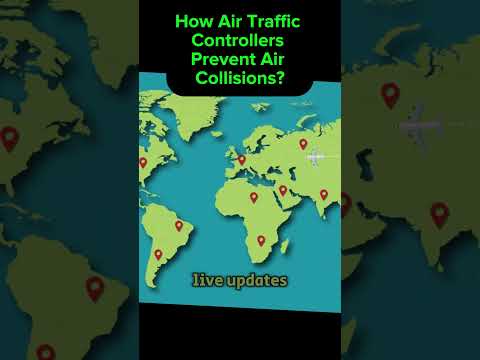 How Air Traffic Controllers Prevent Air Collision? #automobile #aviation #shorts #travel