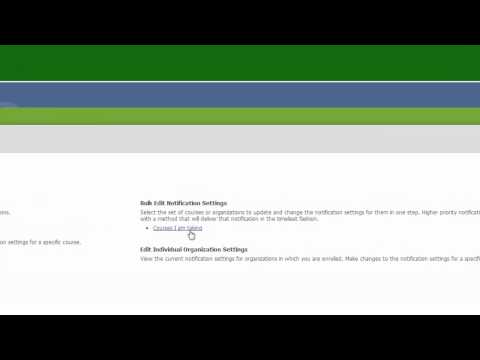 Blackboard Email Notifications