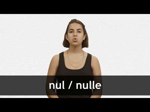 English Translation of “NUL” | Collins French-English Dictionary