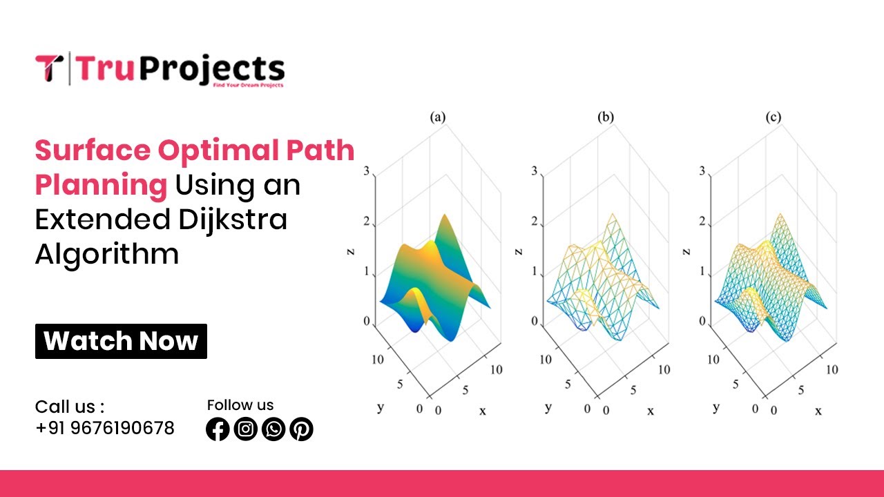 Surface Optimal Path Planning Using an Extended Dijkstra Algorithm