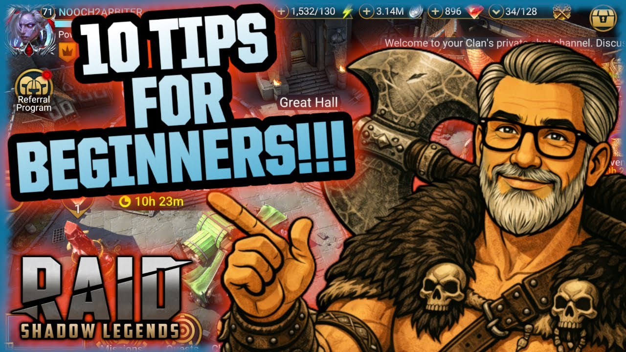 10 Tips for Beginners in Raid: Shadow Legends!!!