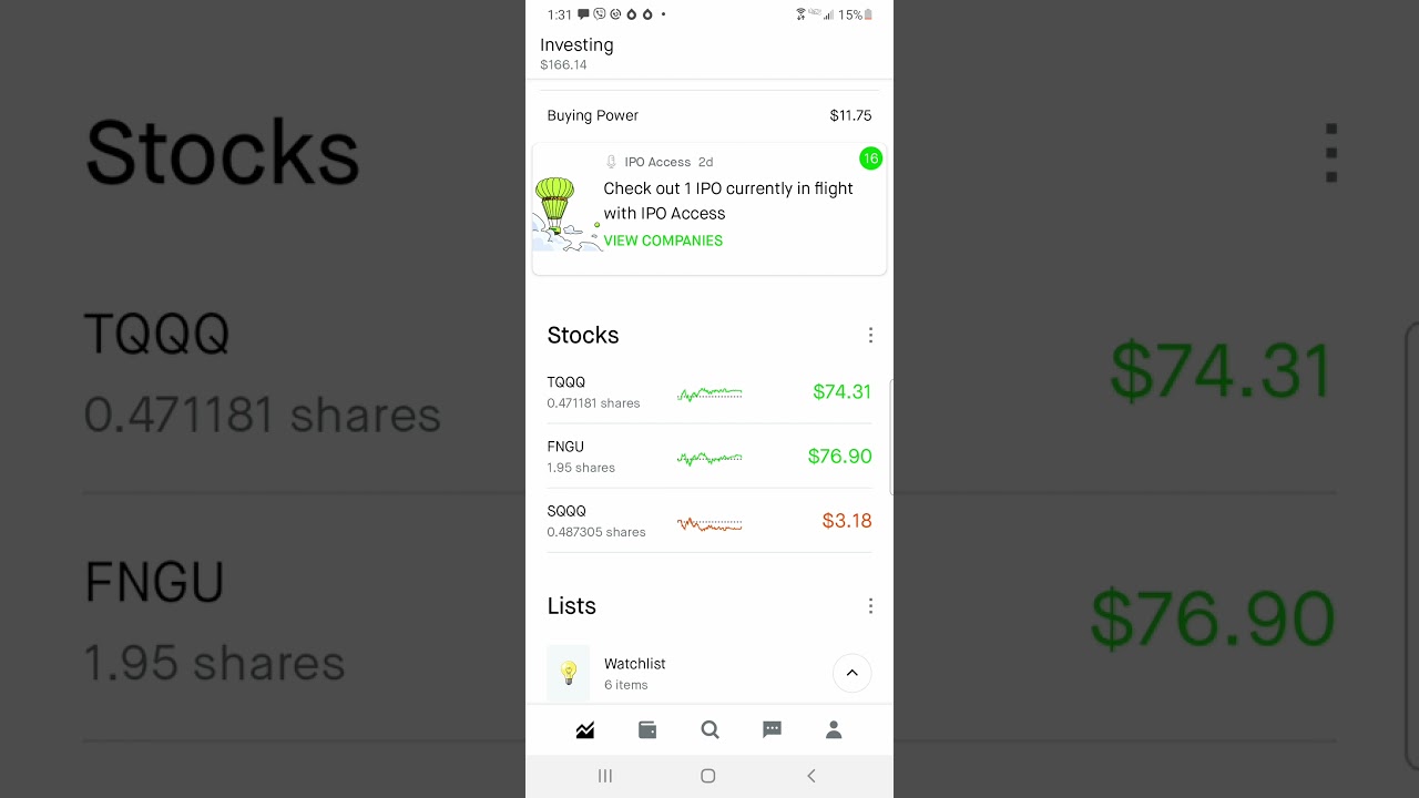 My Leveraged ETF Update, Dec  2, 2021