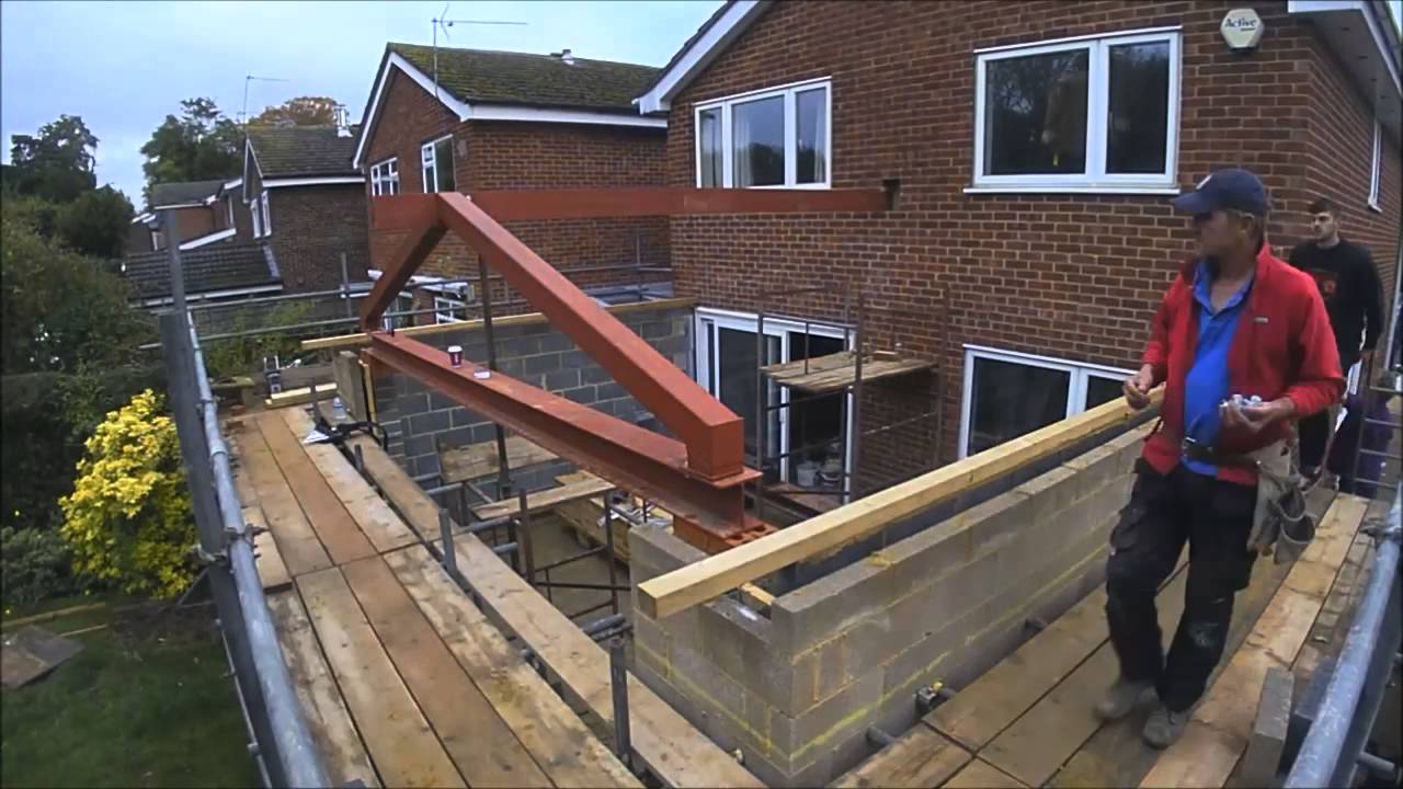 Stew & Iris extension project 5 - roof