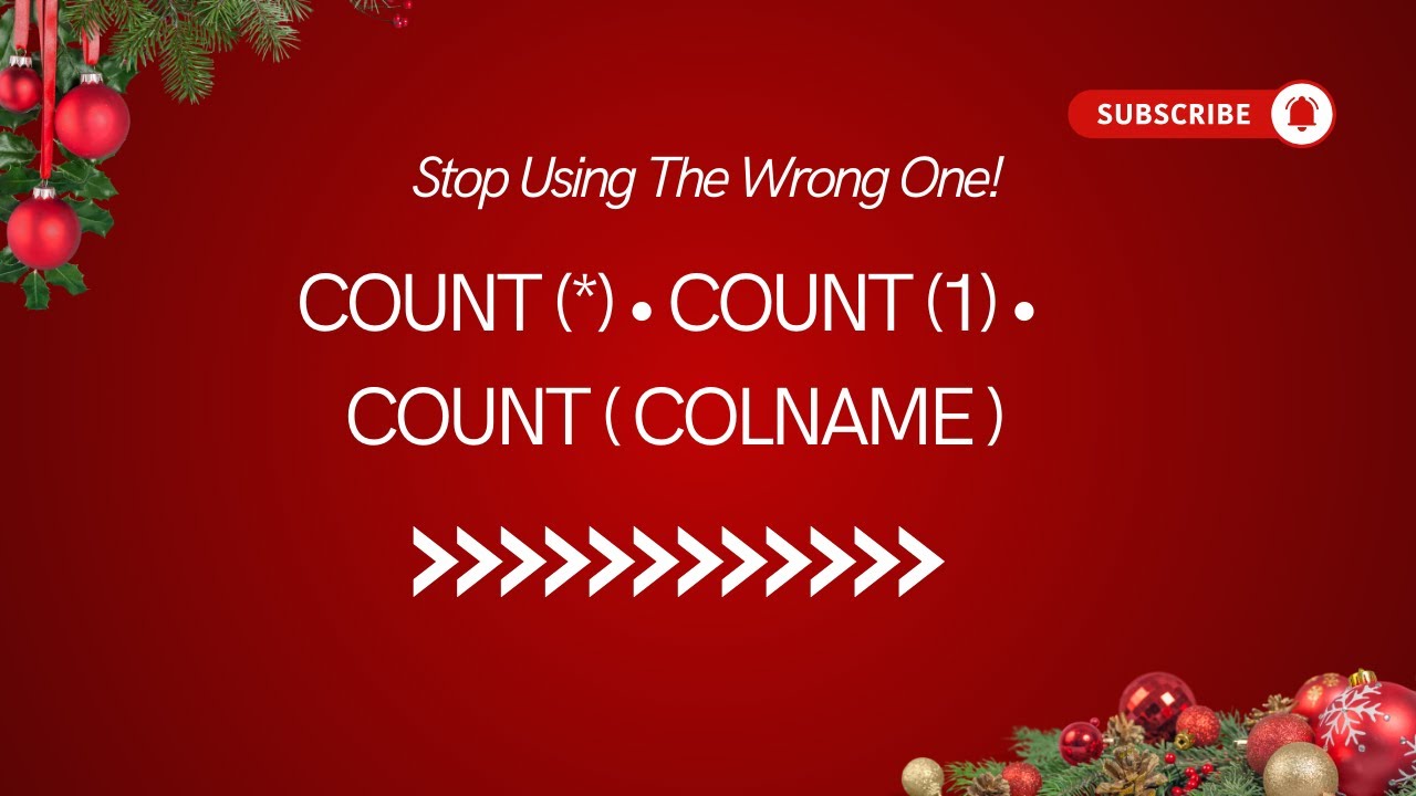 SQL Tricks | COUNT() Tricks Every Analyst Should Know!