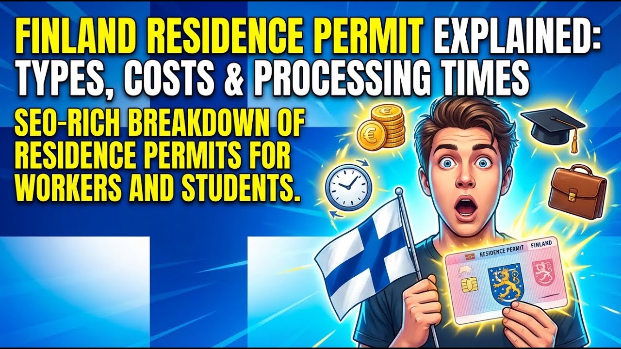 Finland Residence Permit 2026 | Types, Costs & Processing Times Explained