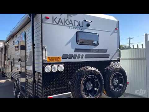 Kakadu Caravans Top End 23" rear club lounge and centre ensuite. Off road and solar!