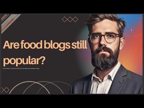 ARE FOOD BLOGS STILL POPULAR