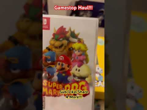 Gamestop Haul! (November 2023) #games #gamestop #playstationportal #cuphead #amiibo #adhd