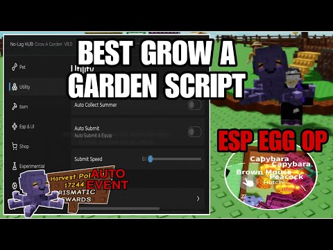 Grow a Garden Script GUI Pastebin | SEED PET SPAWNER ESP EGG AUTO EVENT SUMMER *NO KEY*