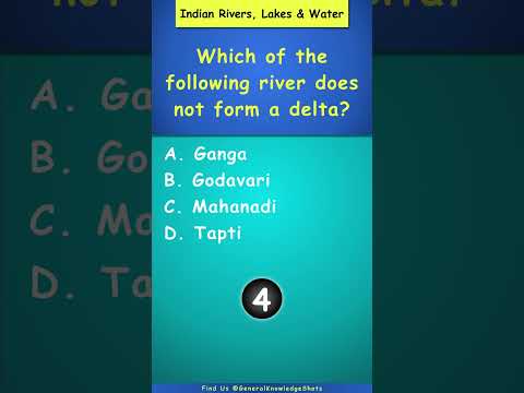 Which of the following river does not form a delta? #generalknowledge #quiz
