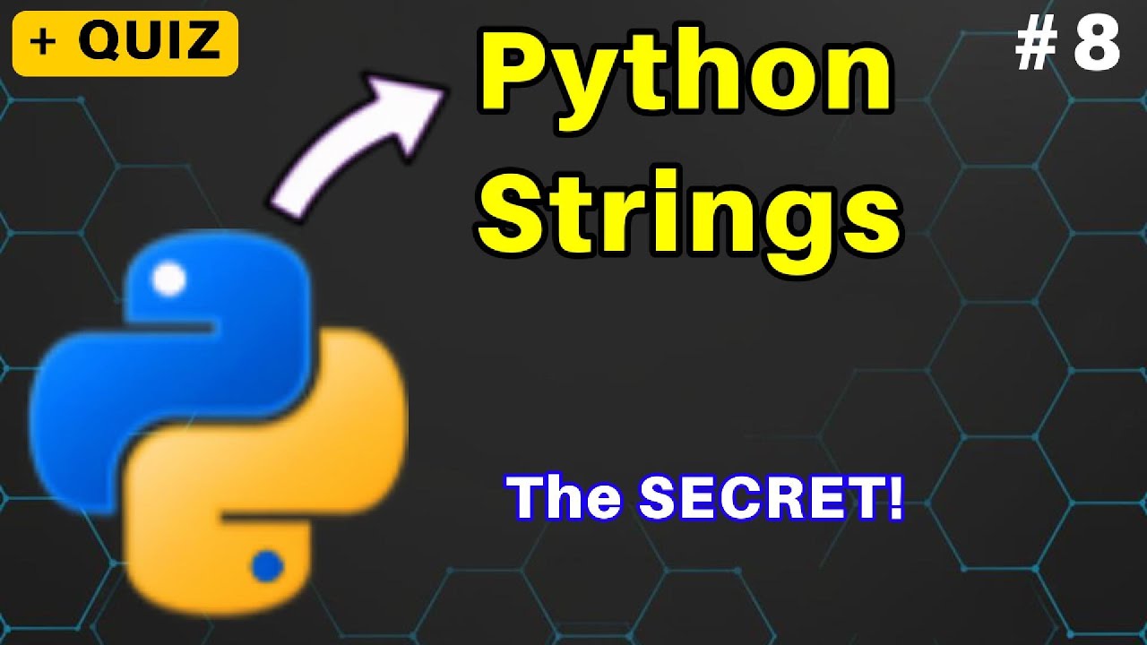 8. Python Strings: The Secret That Trips Up Beginners (Part 1) #python #tutorial
