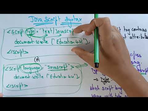 Learn JavaScript syntax | Web Technology | Lec 25 | Bhanu Priya - Mind Luster