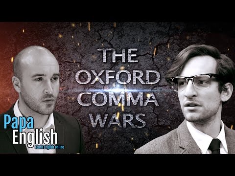 The Oxford Comma wars are over!