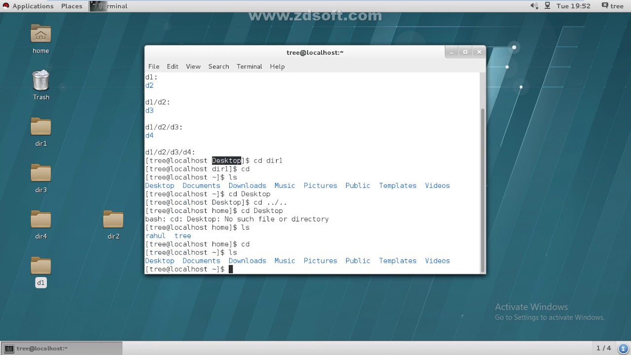 #How to #create #nested directory in # Linux OS