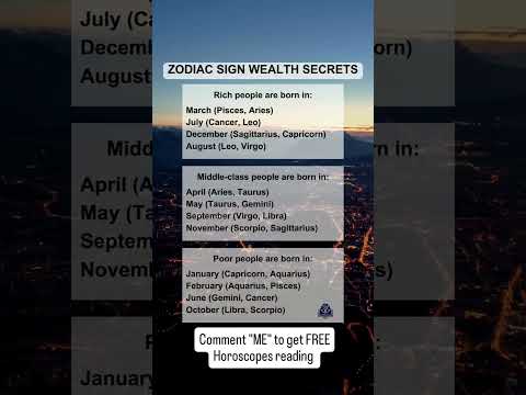 The Cosmic Key to Wealth for Every Zodiac Sign ๐๐ฐ #zodiacsigns #astrology #zodiac