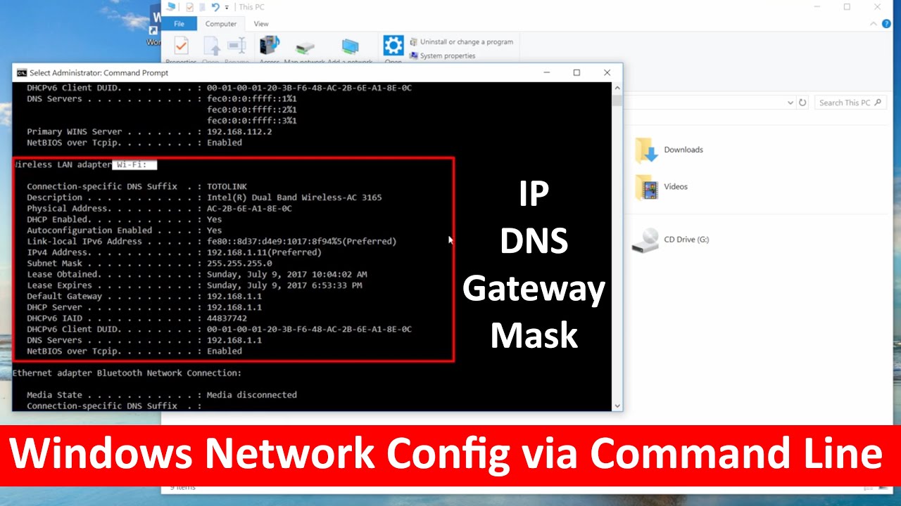 How to Change DNS, IP Address & Gateway Using Command Prompt (Windows CMD Guide)