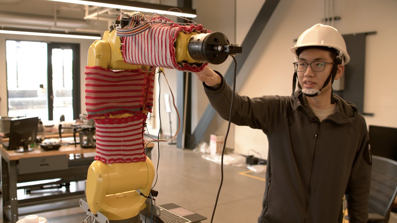 RobotSweater : Fabric Tactile Sensor 
