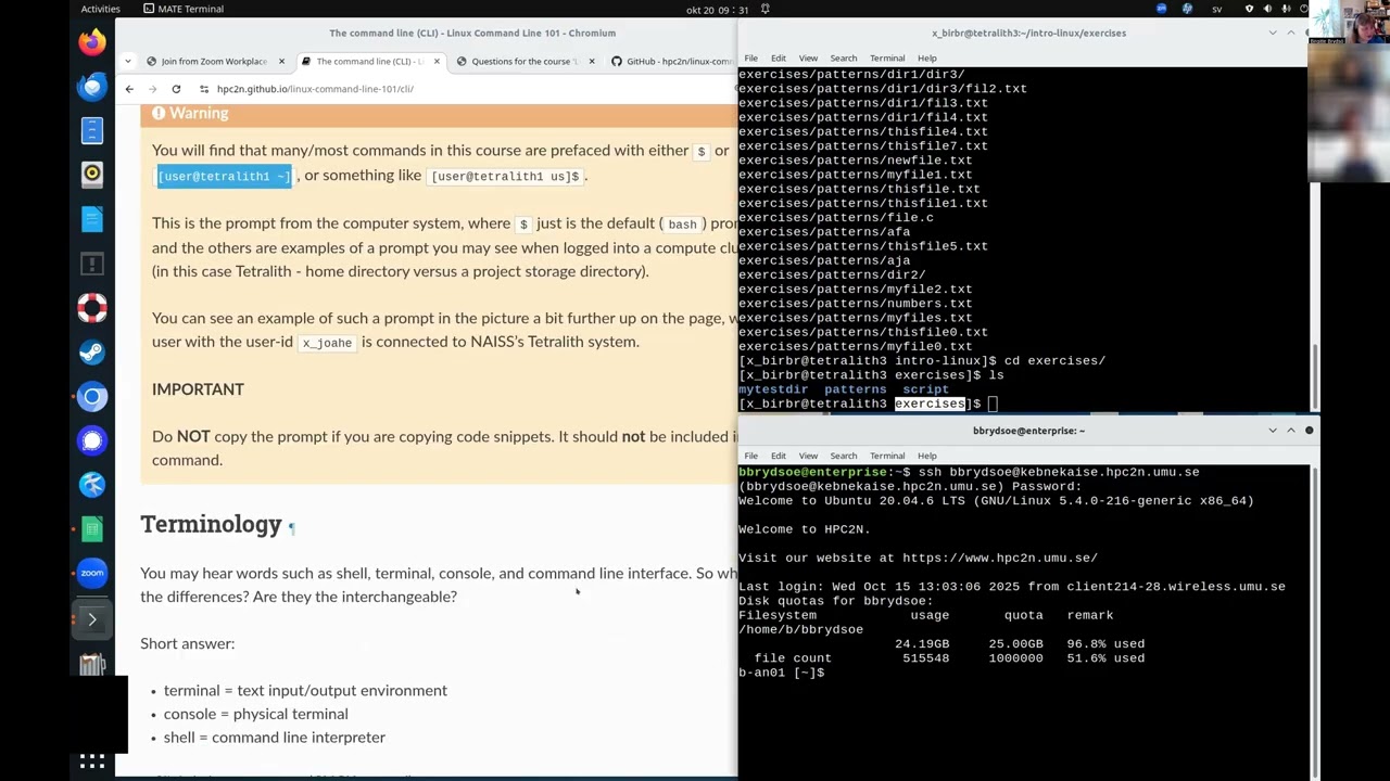 Lecture 2: the Command Line Interface (CLI)