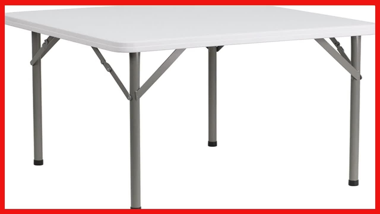 Great product -  Flash Furniture 3-Foot Square Granite White Plastic Folding Table