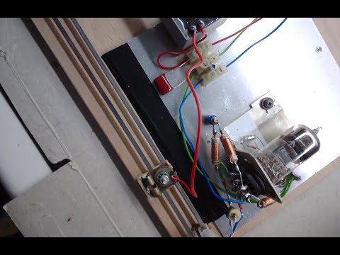 A VHF Lecher Line Oscillator