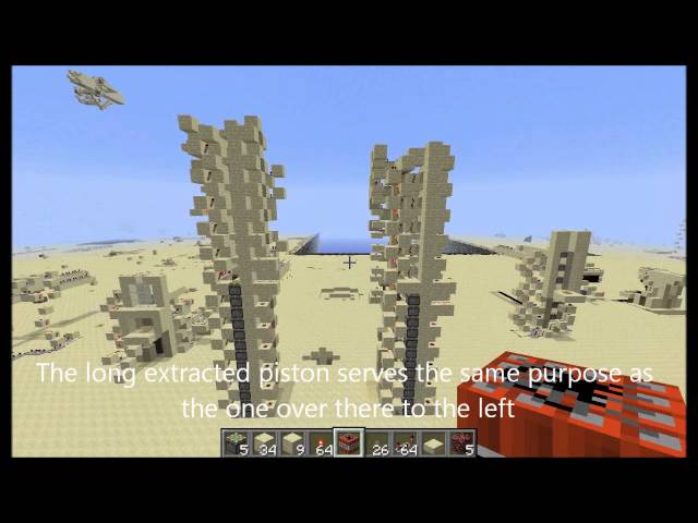 Minecraft - Maximum vertical piston extender Minecraft Map