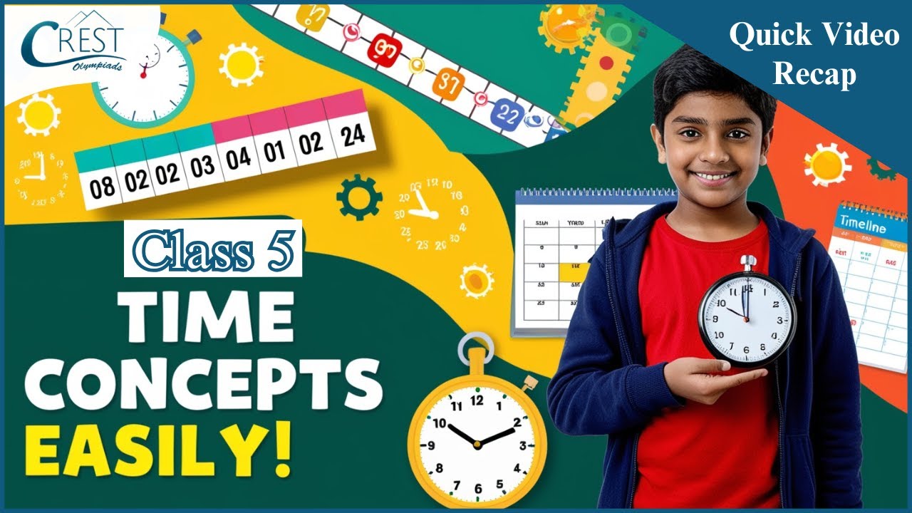 Class 5 Time | Maths Olympiad | CREST Olympiads
