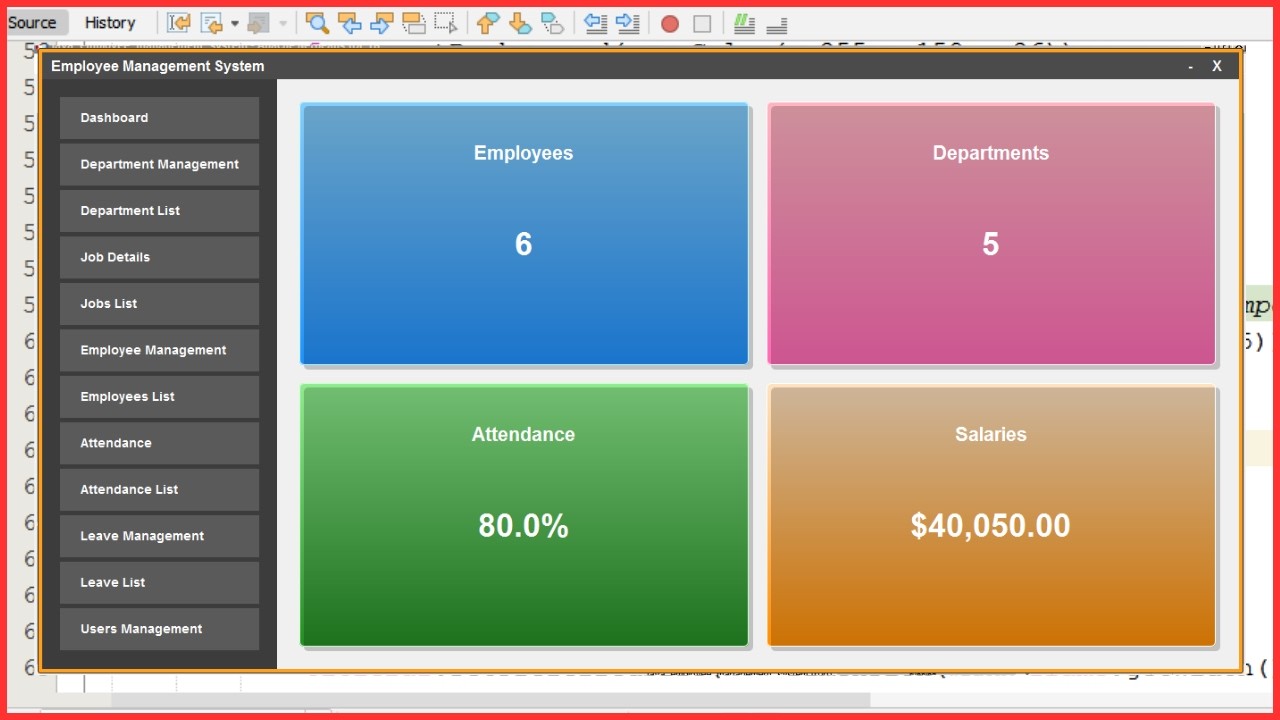 Java Employee Management System Source Code (Java Project With MySQL Database In Netbeans With Code)